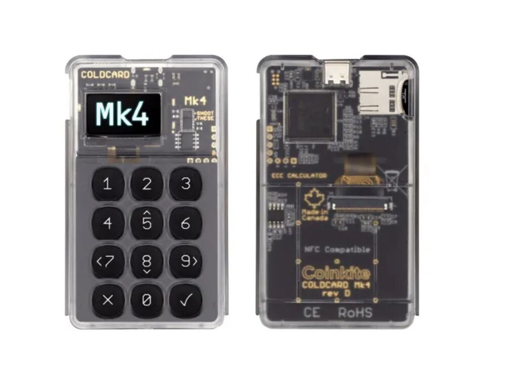 Conheça a Mk4 COLDCARD - a hardware wallet de Bitcoin (BTC) mais segura ...